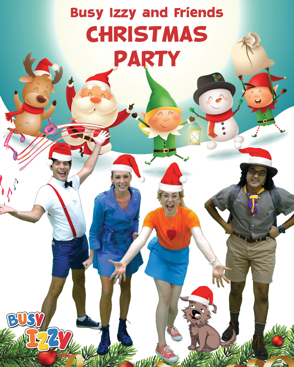 Busy Izzy and Friends Christmas Party - Busy Izzy and friends